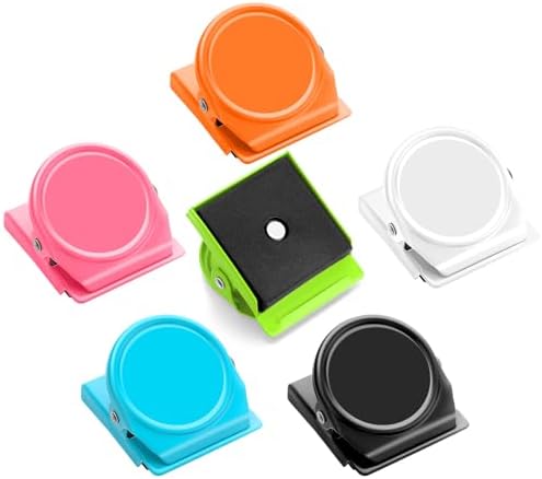 Amazon.com : Grtard 6 Pack Magnetic Clip, Refrigerator Clip Magnets ...