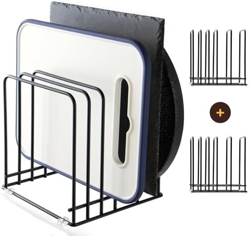 Amazon.com: Kitchen Cabinet Organizer for Cutting Board, [2-Pack] 5 ...