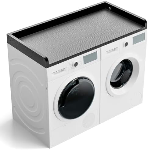 Amazon.com: Washer Dryer Countertop 27.5" W x 54" L Laundry countertop ...