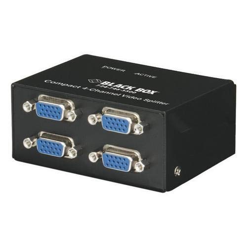 Amazon.com: Black Box AC1056A-4, Compact VGA Video Splitter, 4-Channel ...