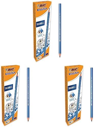 Bic Evolution Triangle Pencils - Pack of 36, Grey : Amazon.co.uk ...