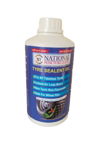 NETNULL PUNCTURE LIQUID Tubeless Tire Sealant 1 Liter Anti Puncture ...