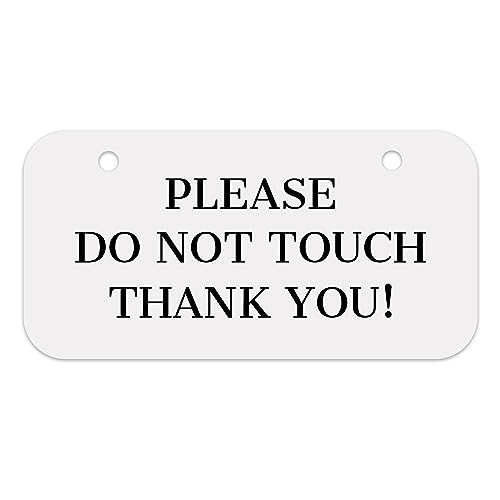 Amazon.com: Please Do Not Touch Sign Small, Warning Caution Metal ...