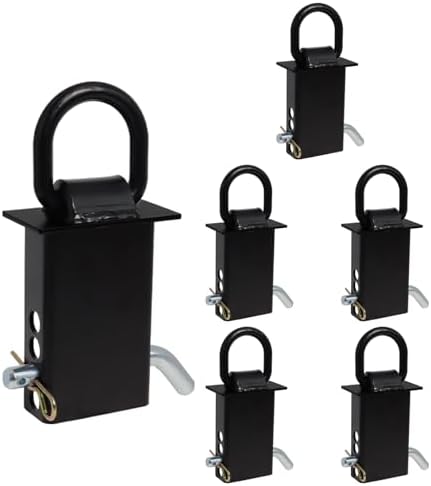 Amazon.com: Qopaw 6PCS Trailer Stake Pocket D Ring 16200lbs Heavy Duty ...