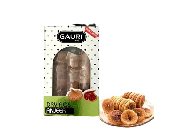 Gauri Dried Afgani Anjeer Dried Figs Rich Source of Fibre and Calcium ...