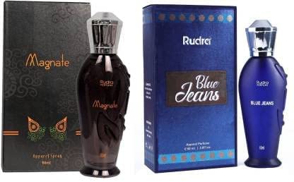 Buy RUDRA Magnate & Blue-Jeans Perfume Luxury Scent with Long Lasting ...