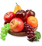 Amazon.com: Ikosora 20 Pcs Fake Fruit Pack, Artificial Fruit for ...