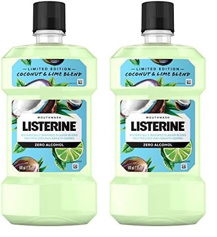Amazon.com : Listerine Zero Alcohol Mouthwash, Oral Rinse Kills up to ...