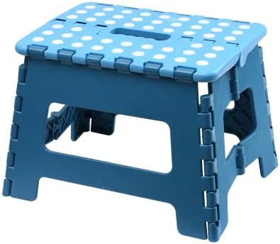 KEPLIN 11 Inch Heavy Duty Folding Step Stool | Non-Slip Foldable ...