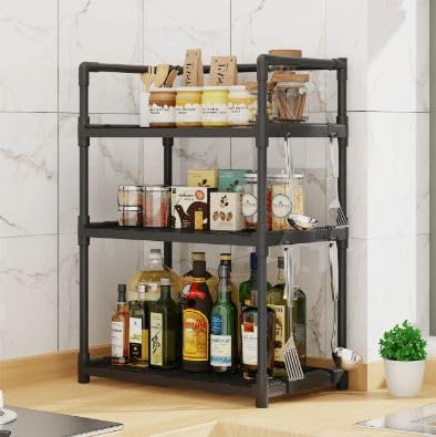Amazon Brand - Umi Multi-Shelf Storage Stand for Kitchen, Bathroom or ...