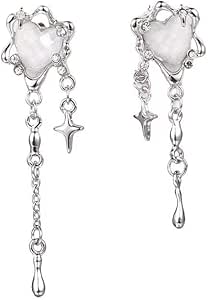 Amazon.com: twinkle eye Y2k Star Moon Earrrings Aesthetic Gothic ...