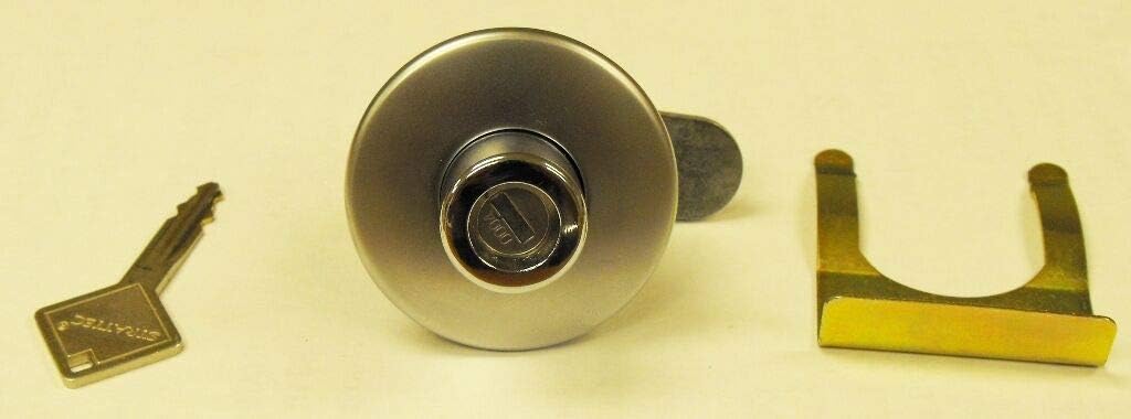 Adrian Steel 28333-0, Push Button Lock Cylinder Assembly & Key for ...