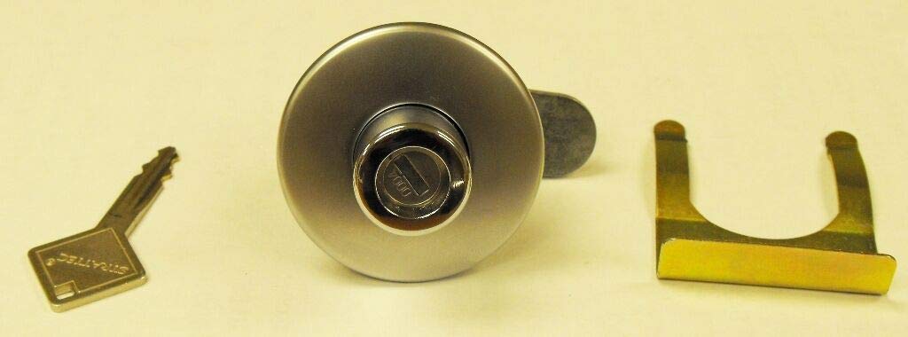 Adrian Steel 28333-0, Push Button Lock Cylinder Assembly & Key for ...