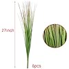 Amazon.com: 8pcs 27" Outdoor Artificial Plants Faux Onion Grass Artificial Tall Grass Plants ...