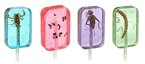 Amazon.com : Insect Sucker Lollipop Bundle - Pack of 4 - Scorpion, Ants ...
