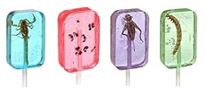 Amazon.com : Insect Sucker Lollipop Bundle - Pack of 4 - Scorpion, Ants ...
