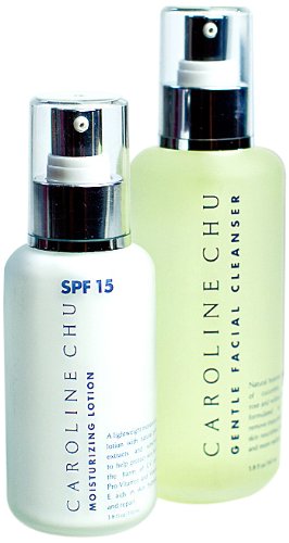 Amazon.com : Caroline Chu SPF 15 Moisturizing Lotion and Gentle Facial ...