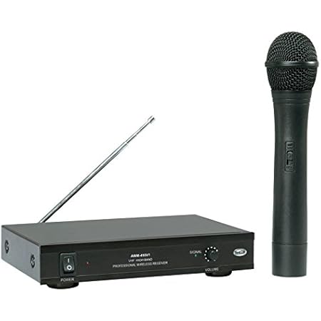 AHUJA AWM-490V2 Dual PA Wireless Microphone(Black) : Amazon.in: Musical ...