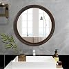 Amazon.com: CULER Round Wall Mirrors 24 Inch,Wood Rustic Decorative ...