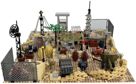 Amazon.com: General Jim's Battle Scene Military Base Building Blocks ...