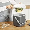 BLUE GINKGO Kitchen Compost Bin [2.6L] – Filter-Free, Odor-Tight ...