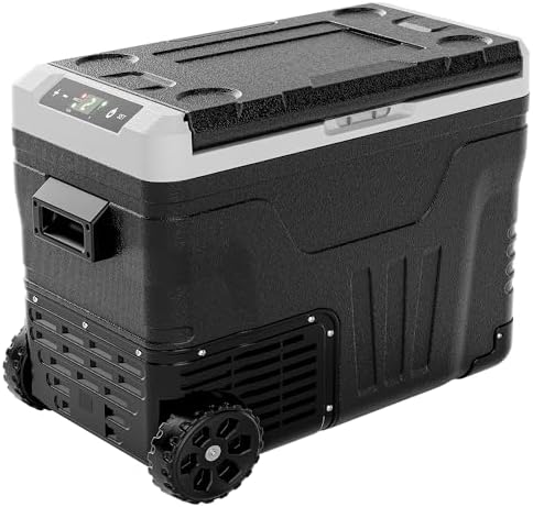 Amazon.com: 12V Car Refrigerator 59QT(56L) Car Fridge with App Portable ...