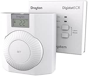 Drayton RF601 RF Wireless Room Thermostat with Digital Display by ...