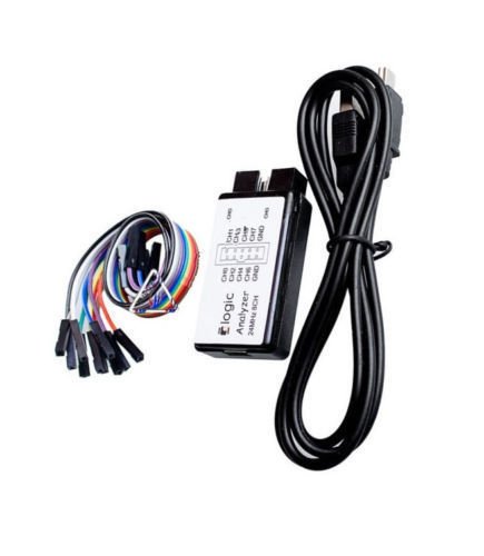 CIRCUIT SYSTEMS M843 USB Logic Analyzer Device Set USB Cable 24MHz 8CH ...