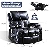 Amazon.com: INMOZATA Recliner Chair with Heat and Massage Leather Full ...