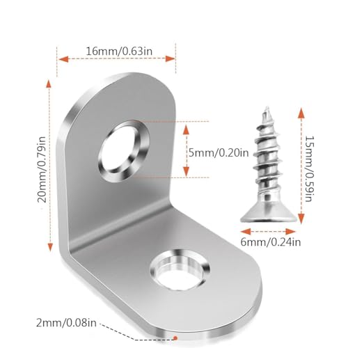 Angle Connector, Angle Stainless Steel, Angle Metal 90 Degree, Angle L ...
