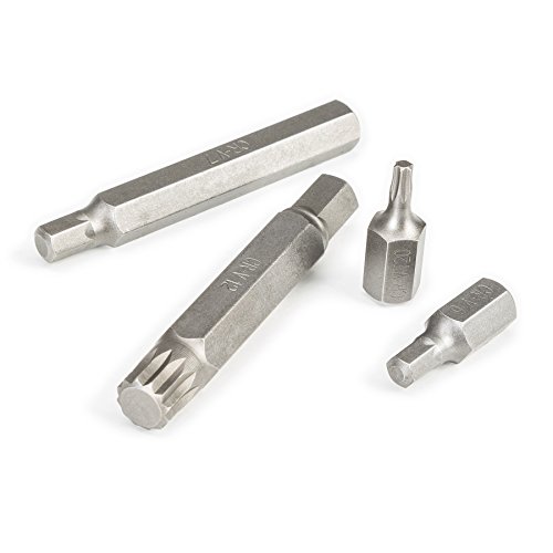 TecTake Coffret de 54 embouts de vissage 12 pans et 6 pans spline ...