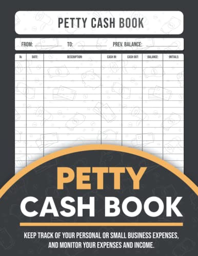 Buy Petty Cash Book Ledger - Daily Cash Flow Log Book: A Large Ledger ...
