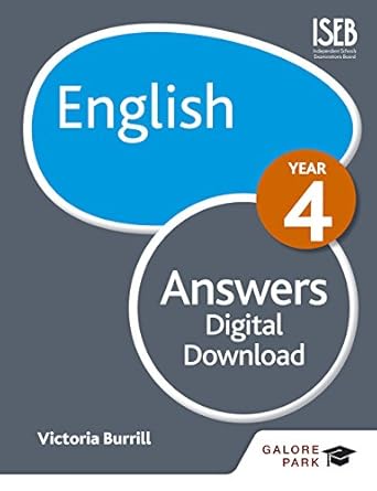 Amazon.com: English Year 4 Answers eBook : Burrill, Victoria: Kindle Store