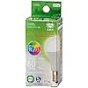 Amazon | オーム電機 LED電球小形 E17 60形相当/60W相当 昼白色 Ra93高演色 密閉器具対応 断熱材施工器具対応 ミニクリプトン形 5年保証 LDA6N-G-E17 RA ...
