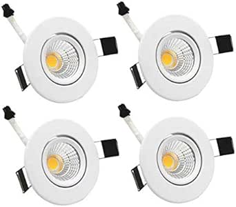 ZDPCYT recessed Downlight 3W 110V Dimmable mini cabinets spotlights ...
