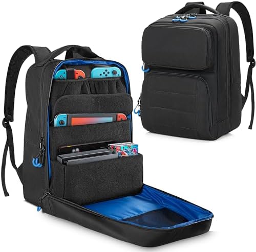 Amazon.com: PGmoon Travel Storage Backpack Compatible with Nintendo ...