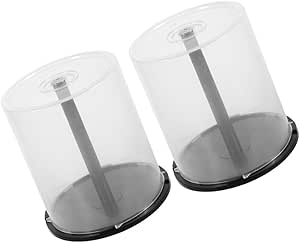 Amazon.com: 2pcs Cd Storage Bin Dvd Storage Holder Empty Cd Storage ...