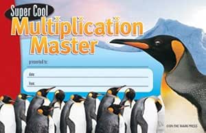 Amazon.com: 11 Pack ON THE MARK PRESS MULTIPLICATION MASTER AWARD 36/PK