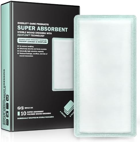 Amazon.com: EVERLIT CARE EquiFlow Super Absorbent Dressing for Heavily ...