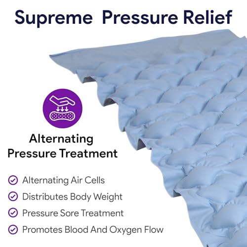 Snapklik.com : Alternating Air Pressure Mattress Topper - Hospital Bed ...
