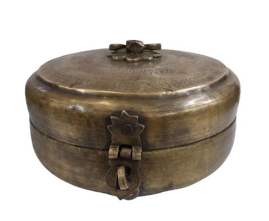 Traditional Brass Jewellery Box By KUNWAR ARTS : Amazon.in: Jewellery
