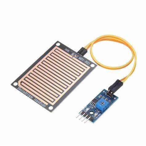 Rain Drops Sensor Module Rain detection Sensor : Amazon.in: Industrial ...