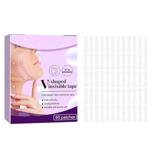 Face Lift Tape, 60 Pcs Face Lift Tape Invisible Waterproof Face ...