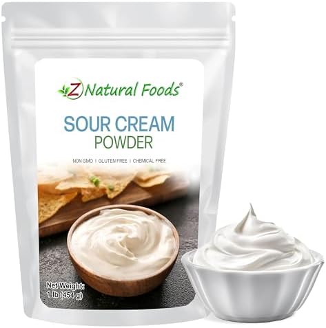 Amazon.com : Z Natural Foods Sour Cream Powder - Creamy Low-Lactose ...