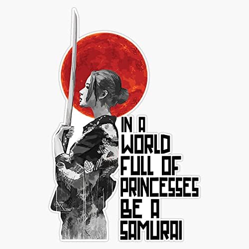 Amazon.com - Japanese Ninja Geisha Samurai Girl Sticker Bumper Sticker ...
