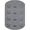 Amazon.com: Wilton Holiday Shapes Non-Stick Cookie Pan, 12-Cavity: Home ...