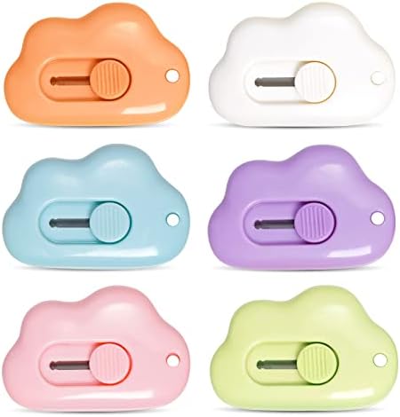 Amazon.com: Fengek 3 Pcs Mini Retractable Utility Knife Cloud Pocket ...