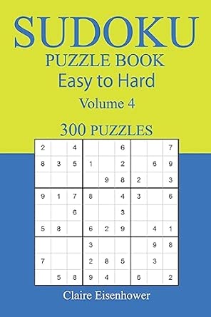 Amazon.com: 300 Easy to Hard Sudoku Puzzle Book: 9781545313602 ...
