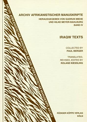 Buy Iraqw Texts Book Online at Low Prices in India | Iraqw Texts ...