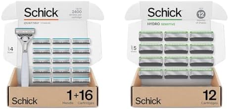 Amazon.com: Schick Quattro Titanium Razor with 16 Refill Blades ...